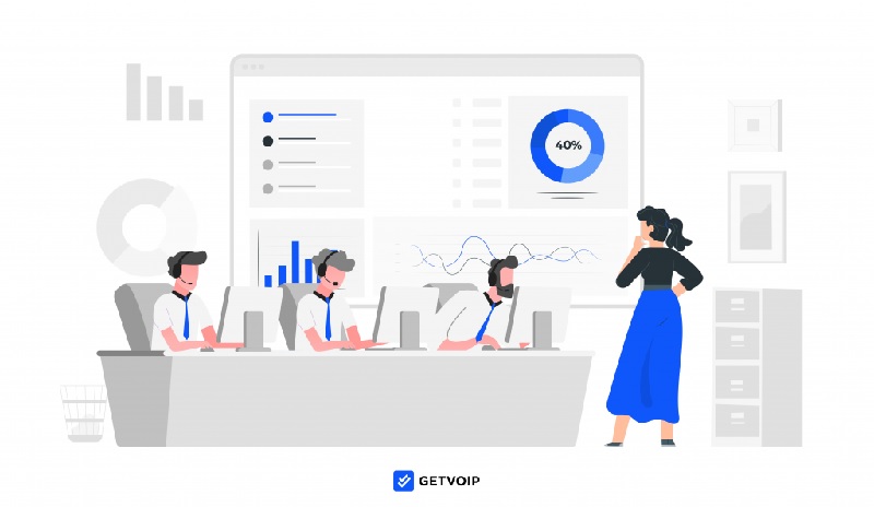 وال‌برد (Wallboard) مرکز تماس چیست؟ (کاربرد + نمونه واقعی) - هایفون